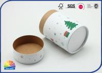 China 4c Print Custom Size Paper Packaging Tube Eco Friendly Candle Printing Packing for sale