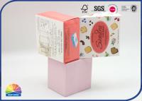 China Pink Cookies Packing Folding Carton Box With UV Logo Thermophilic Retailer Shopping for sale