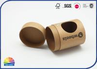 China 157gsm Kraft Core Hollow Out Paper Packaging Tube Custom Design for sale
