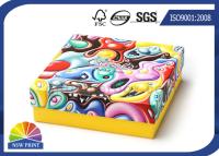 China Rectangle Chocolate Rigid Gift Box , Rigid Paper Packaging Box With Lid for sale