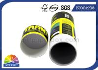 China Sport Products Custom Paper Tube Packaging With Full Color Printing / Laminated for sale