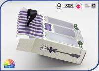 China Custom Silver Stamped Folding Paper Box Visible Die Cut Window for sale
