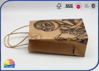 China Eco Friendly Customized Kraft Paper Gift Bag Matte Lamination With Handle for sale