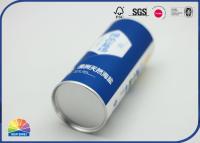 China Cardboard Cylinder Packaging Composite Paper Tube With Plastic Cap Custom Color for sale