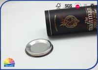 China Wine Bottle Sales Display Packaging Composite Paper Tube With Metal End for sale