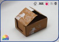 China Kraft Paper Corrugated Mailer Box Matte Varnishing For Pet Bath Product for sale