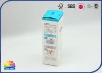 China Blue Pantone Color Paper Gift Folding Carton Box Custom Logo Printed Tea Box for sale