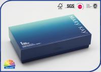 China Glossy Paper Cardboard Box Cosmetic Gift Set Package With Tray for sale