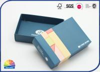 China Lid And Base 2 Piece Folding Paper Box Customized CMYK Printing for sale