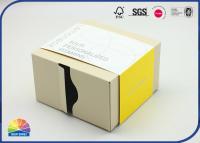 China Slotted Corrugated Packaging Box Custom Printed Boxes With Gloss Spot UV Logo for sale