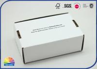 China Custom Printing Corrugated Mailer Box Portable Flat Pack Shoe Shipping Boxes for sale