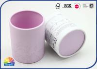 China SGS 105mm Diameter Round Kraft Paper Packaging Tube For Deodorant for sale