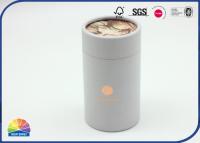 China Silver Round Paper Tube With Special Desigm Craft Tube Luxury Product Packaging for sale