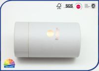 China Silver Round Paper Tube With Special Desigm Craft Tube Luxury Product Packaging for sale