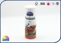China Food Grade Aluminum Foil Cylinder Paper Tube Spice Powder Package Cylinder Box for sale