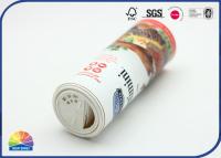 China Food Grade Aluminum Foil Cylinder Paper Tube Spice Powder Package Cylinder Box for sale