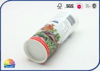 China Food Grade Aluminum Foil Cylinder Paper Tube Spice Powder Package Cylinder Box for sale