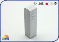 China Laser Silver Paper Reverse Tuck Box Skincare Folding Package for sale