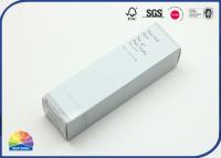 China Laser Silver Paper Reverse Tuck Box Skincare Folding Package for sale