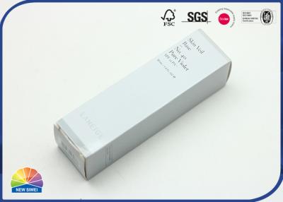 China Laser Silver Paper Reverse Tuck Box Skincare Folding Package for sale