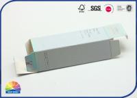 China Laser Silver Paper Reverse Tuck Box Skincare Folding Package for sale