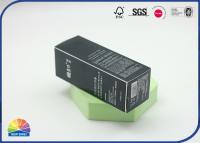 China Cosmetic Reverse Tuck End Folding Carton Box 350gsm Coated Paper With Hot Foil Stamping for sale