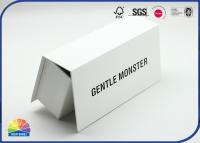 China Black Logo Printed Hinged Lid Magnetic Paper Box Glasses Package for sale