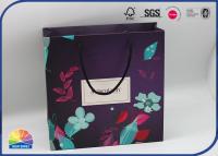 China 4C Printed Paper Packaging Special Bag Matte Lamination With Nylon Handle for sale