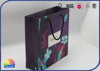 China 4C Printed Paper Packaging Special Bag Matte Lamination With Nylon Handle for sale