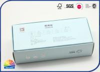 China Die Cut Window C1S Folding Paper Box Base And Lid For Socks Package for sale