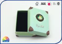 China Brooch Gift Paper Packaging Box Custom Logo Print With Sponge Insert for sale