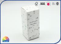 China Custom Logo Printed Skincare Serum Packaging Folding Box Spot UV for sale