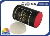 China Custom Logo Imprint Plastic Cap Paper Can Packaging , Cardboard Tube Containers for sale