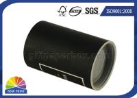 China Custom Logo Imprint Plastic Cap Paper Can Packaging , Cardboard Tube Containers for sale