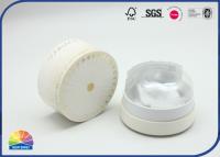 China Push Up Paper Packaging Tube Cosmetic Powder Packing With Silk Flower Glitter for sale
