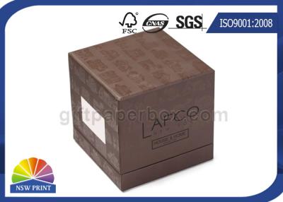 China Soy Ink Printing Chipboard Box Packaging Front Window 3-Piece Rigid Gift Box for sale