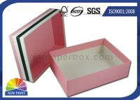 China Foil Logo Printed Pink Gift Box Hard Paper Box For Packing Cosmetics for sale