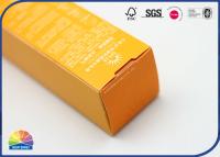 China Reverse Tuck End Folding Carton Box Cosmetic Package Corrugated Tray Inserts for sale