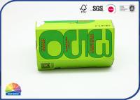China Polygon Structure Corrugated Paper Box Green Color Matte Lamination for sale