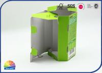 China Polygon Structure Corrugated Paper Box Green Color Matte Lamination for sale