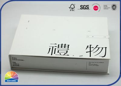 China Perfume White Paper Gift Hinged Lid Box For Candle Special Paper With EVA for sale