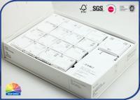 China Perfume White Paper Gift Hinged Lid Box For Candle Special Paper With EVA for sale