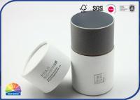 China Food Package Paper Tube Container Customized Embossed And Debossed Logo for sale