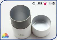 China Food Package Paper Tube Container Customized Embossed And Debossed Logo for sale