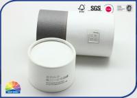 China Food Package Paper Tube Container Customized Embossed And Debossed Logo for sale