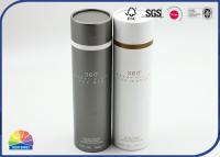 China Glossy Lamination Printed Paper Cylinder Boxes T-Shirt Package for sale