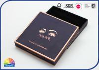 China Customized Gold Hot Stamping Paper Package Box With EVA Insert for sale