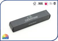 China White Printed Logo Black Kraft Paper Folding Carton Box For Lipstick Package for sale