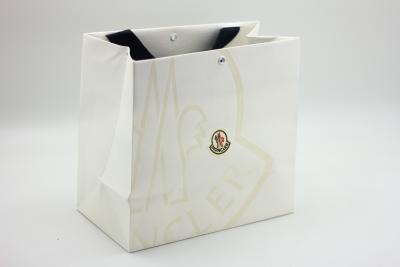 China Customized Logo Spot UV Printed Paper Shopping Bags Large Size for sale