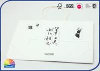China White Matte Lamination 4C Print Paper Gift Bag With White Nylon Handles for sale